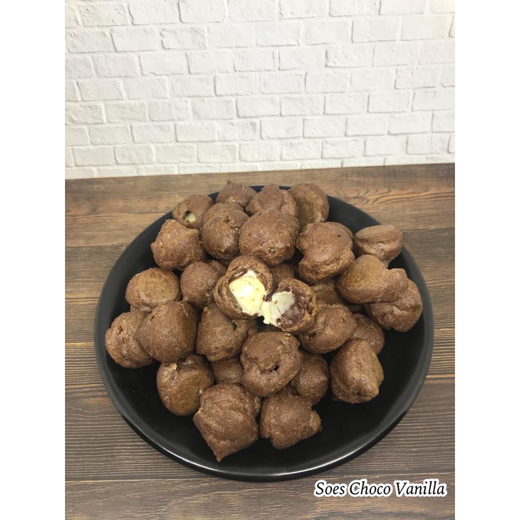 Jual 500 GRAM SOES CHOCO VANILLA | SOES FLA VANILLA | SUS VANILLA KUE ...