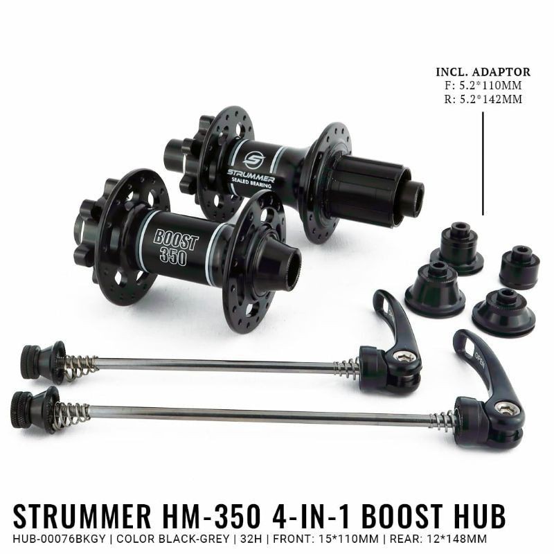 Jual hub freehub STRUMMER MT350 32H Boost 4 in 1 tawon 11 speed ...