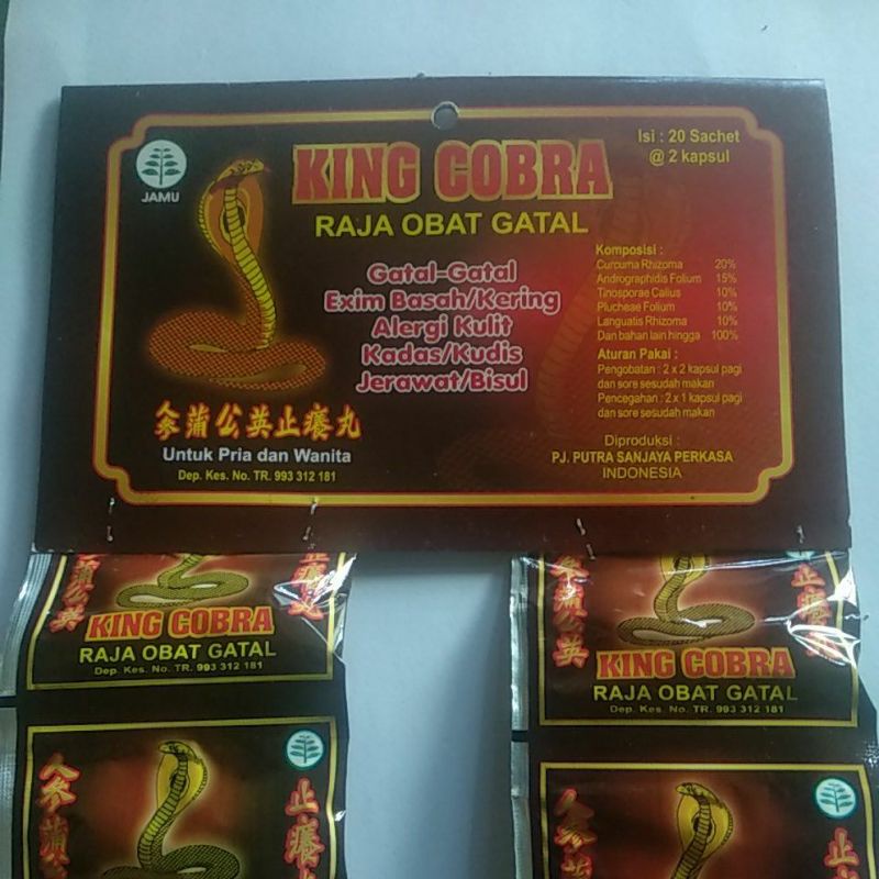 Jual KING COBRA(RAJA OBAT GATAL) | Shopee Indonesia