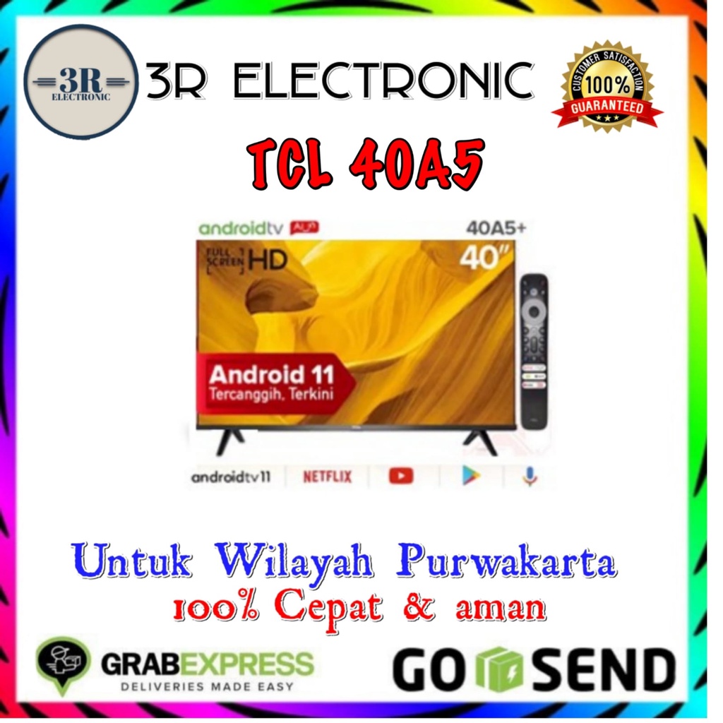 Jual TCL LED ANDROID TV 40A5 | Shopee Indonesia