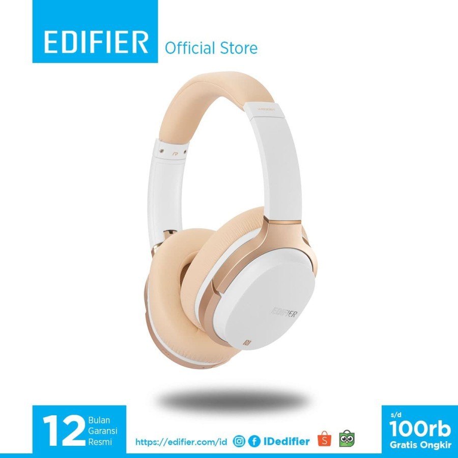 Jual Edifier W830BT Over-ear Wireless Headphones w/Mic - Putih | Shopee ...