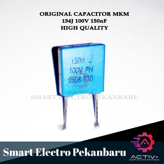 Jual ORIGINAL CAPACITOR MKM 154 100V 150nF KAPASITOR MKM 154J 100V ...