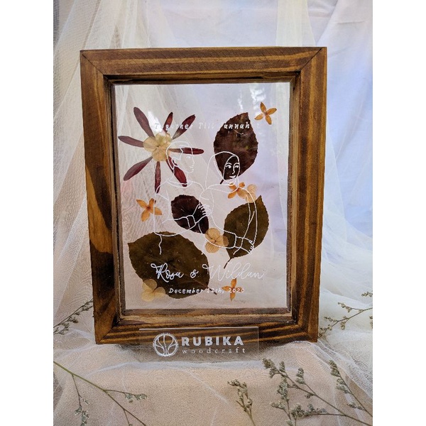 Jual Pressed Frame Rustik Pigura Press Rustic Bingkai Foto Double Glass ...