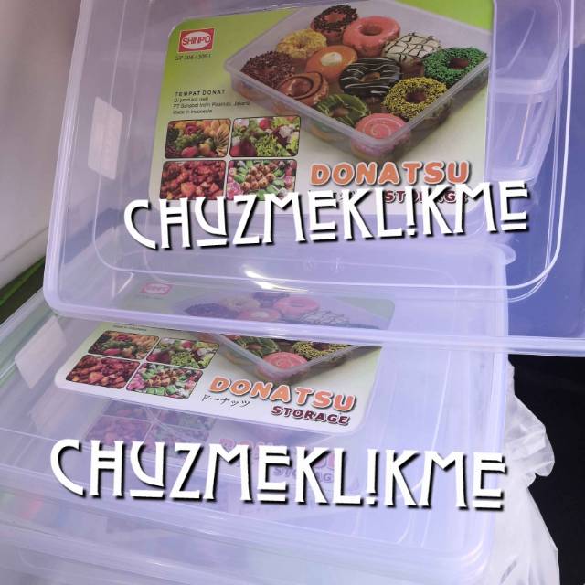 Jual Kotak donatsu Shinpo 306/kotak sealware shinpo Donatsu 306 (6 ...