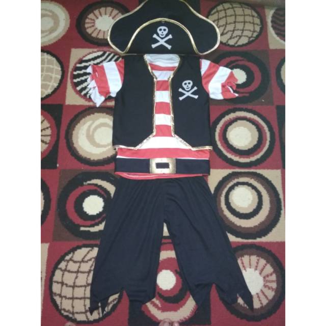 Jual Kostum bajak laut anak/kostum bajak laut/kostum pirates/kostum ...