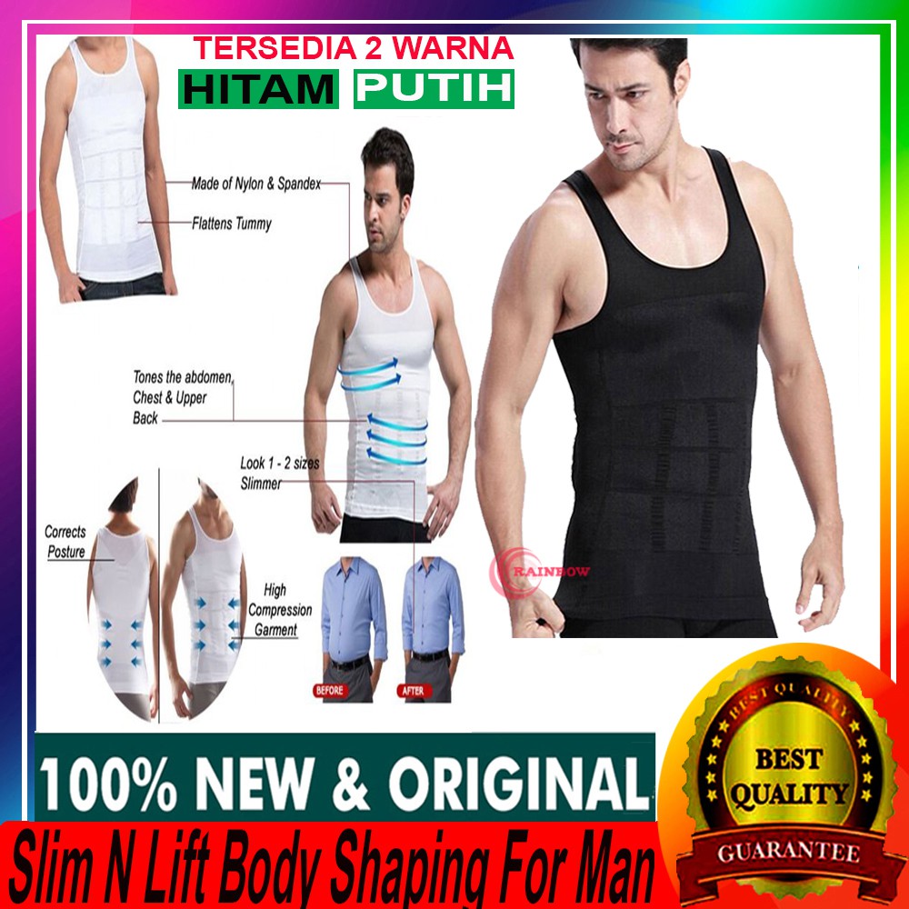 Jual Slim N Lift Slim N Fit Body Shaping For Man Kaos Dalam Pria Baju ...