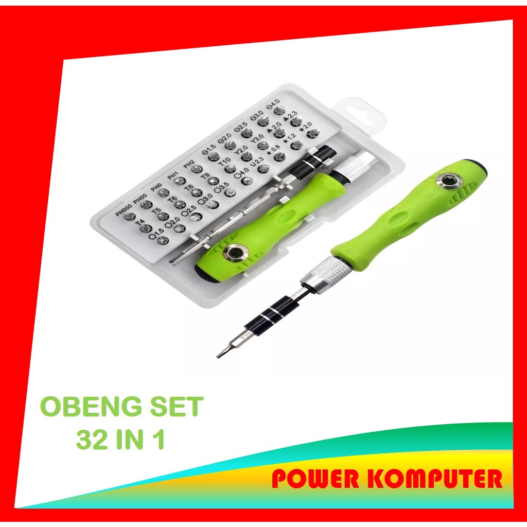 Jual 32 in 1 Mobile Phone Repair Tools Hand Tool Set Opening Tool Obeng Set 32 in 1/Obeng Set ...