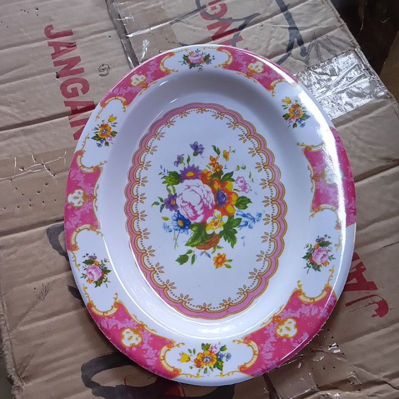 Jual LODOR Melamin (Piring Oval) | Shopee Indonesia