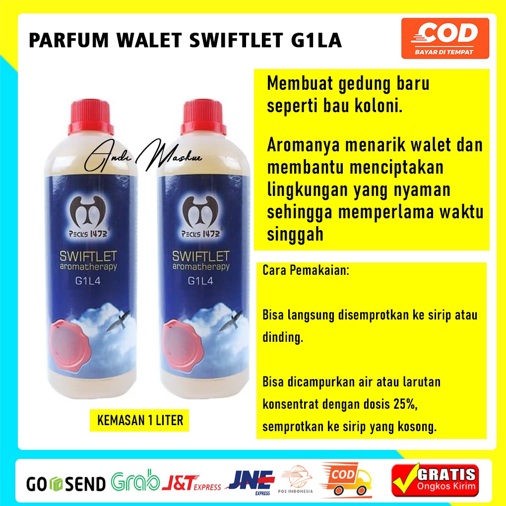 Jual Parfum Walet G1L4 parfum pemikat walet 1 liter | Shopee Indonesia