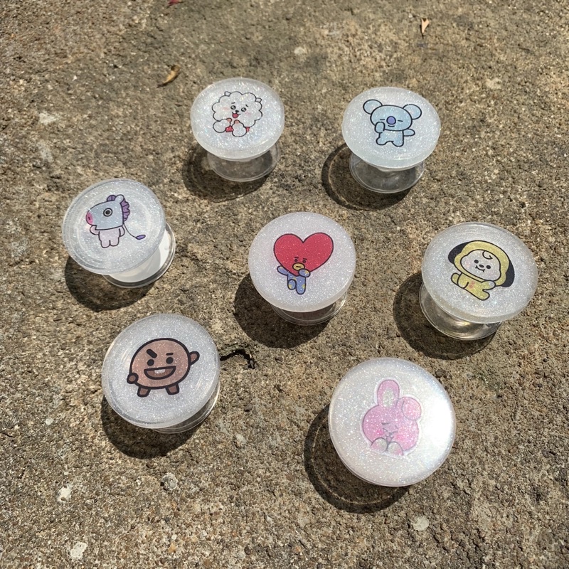 Jual Popsocket BT21/ Griptok BT21/ Popsocket Resin/ Premium Transparan ...