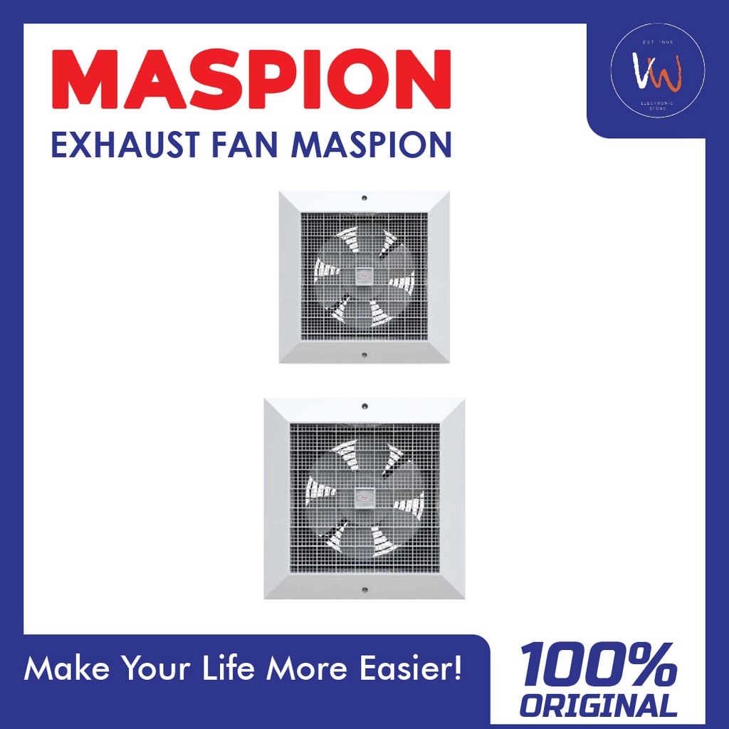 Jual Exhaust Fan Maspion CEF-20 & CEF-25 Blower Dinding Ruangan ...