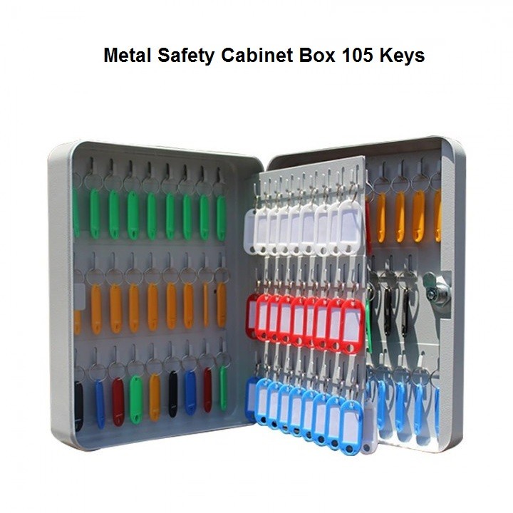 Jual Kotak Tempat Kunci Wall Mount Safe Security Cabinet Box 105 Keys ...