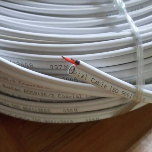 Jual kabel cctv analog, rg 59, rj 59, rg59, rj59, coaxial, SPC 1 Meter ...