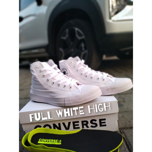 Jual SEPATU CONVERSE_ALLSTAR ALL STAR FULL HITAM PUTIH POLOS BLACK ...