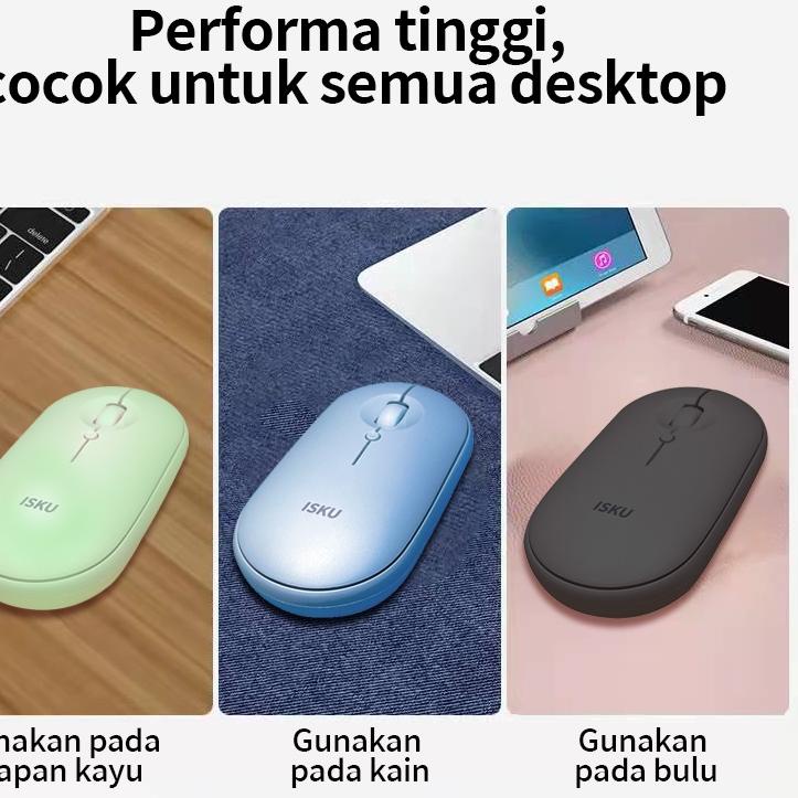 Jual IdUu1U5--ISKU Wireless mouse Office mouse Suitable for all ...