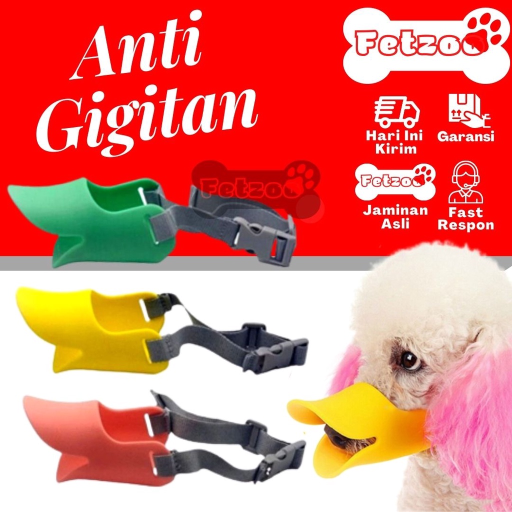 Jual Hewan Duckbill Silicon Penutup Mulut Anjing Lucu TERMURAH Bentuk ...