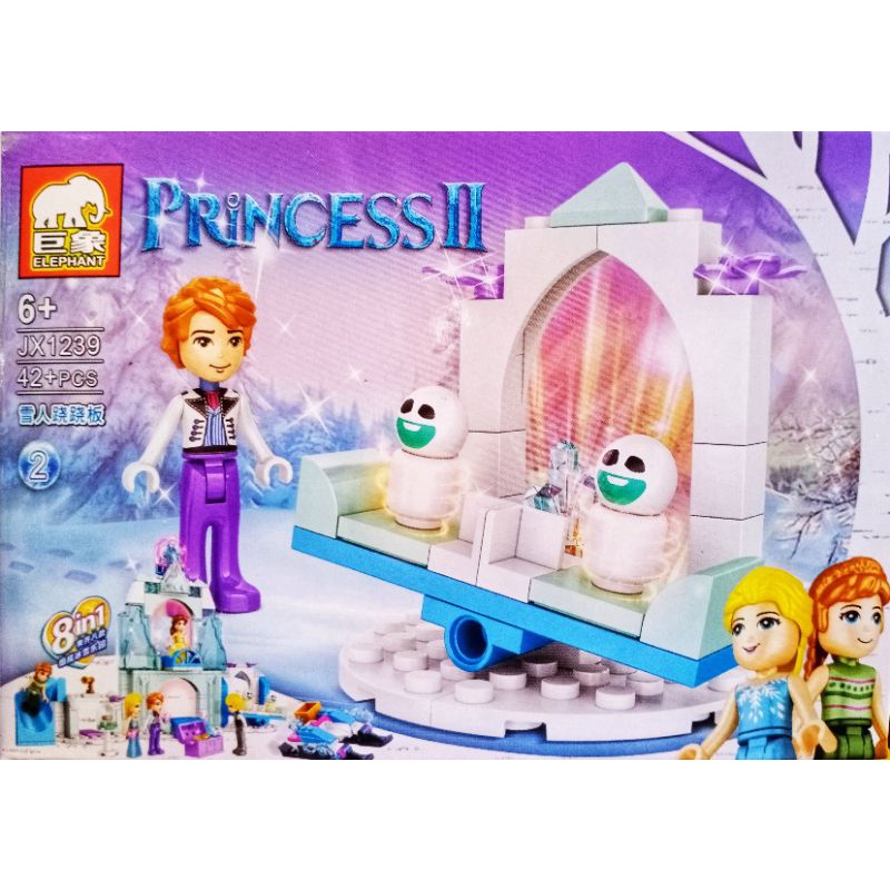 Jual MAINAN BALOK FROZEN ANNA ELSA LENGKAP AKSESORIS JX1239 OLAF KASTIL ...