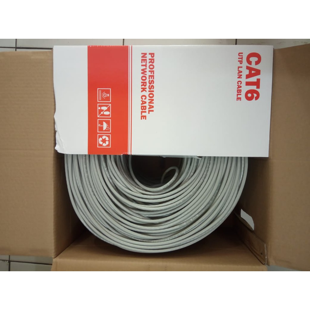 Jual Kabel LAN CAT 6 Internet Jaringan Cat6 UTP Meteran | Shopee Indonesia