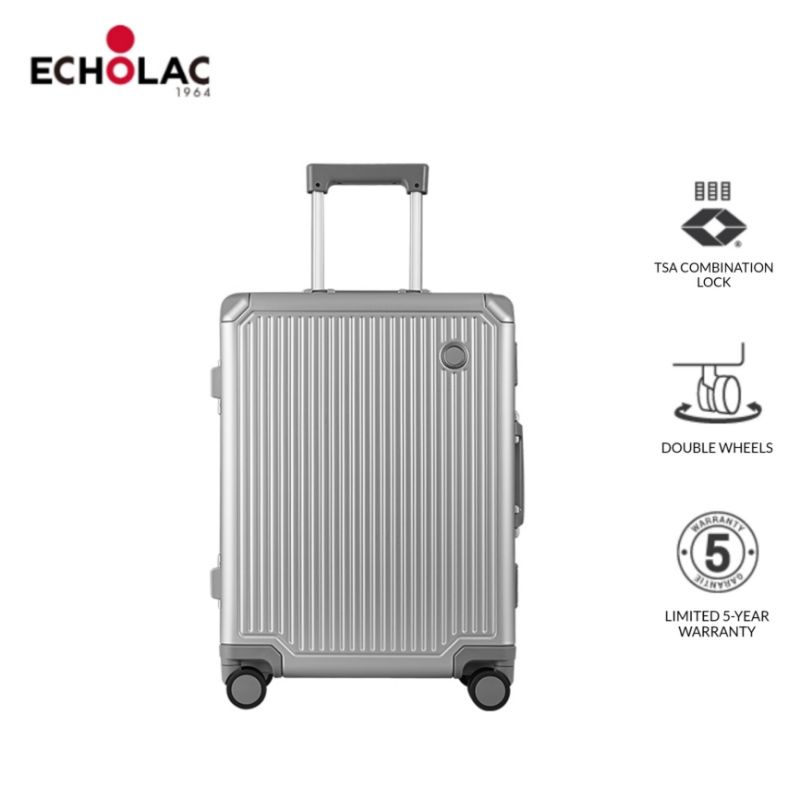Jual KOPER ECHOLAC SHOGUN PLUS HARDCASE FRAME METAL COLECTION SIZE CABIN SMALL 20 inch TSA LOCK ...