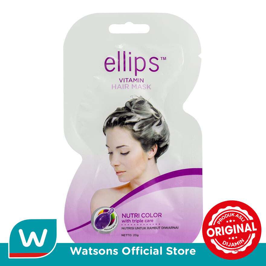 Jual Ellips Hair Mask Nutri Color 20Gr | Shopee Indonesia