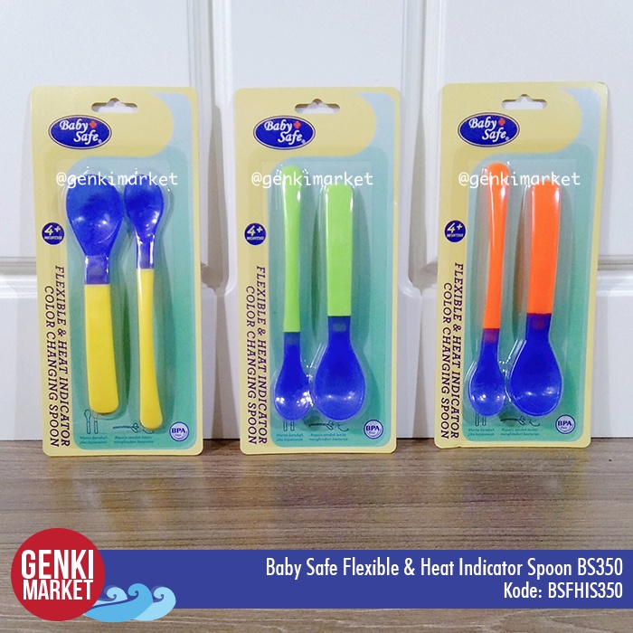 Jual Baby Safe Sendok Bayi Anak Flexible Lembut & Ada Indikator ...