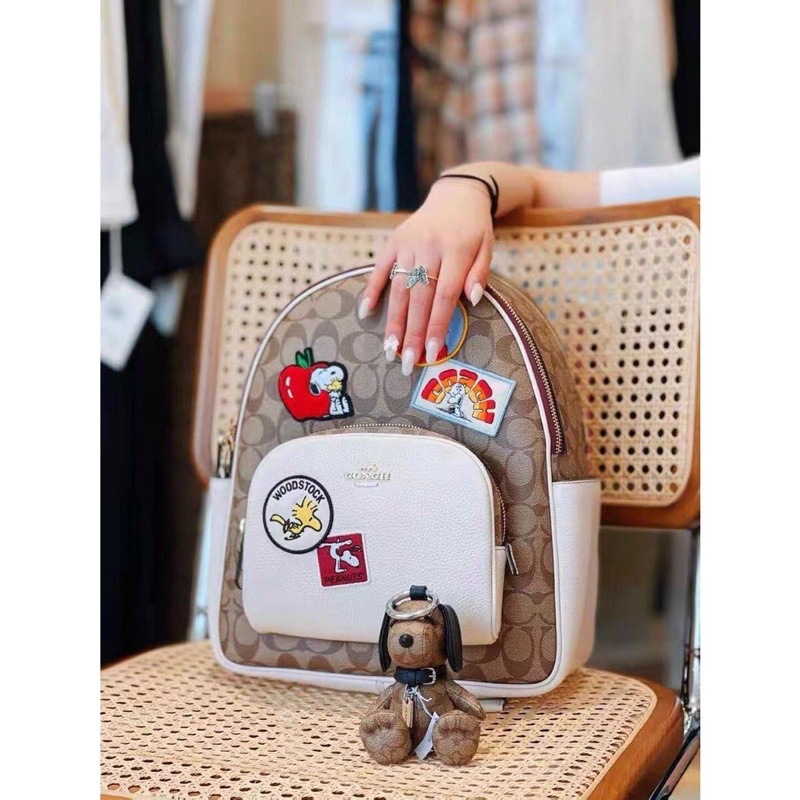 Jual Coach X Peanuts Snoopy Backpack | Shopee Indonesia