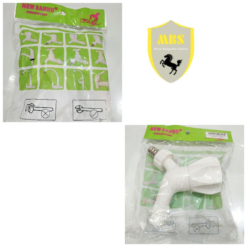 Jual KRAN TAMAN BELIMBING SANHO/KRAN TAMAN BELIMBING PVC SANHO | Shopee ...