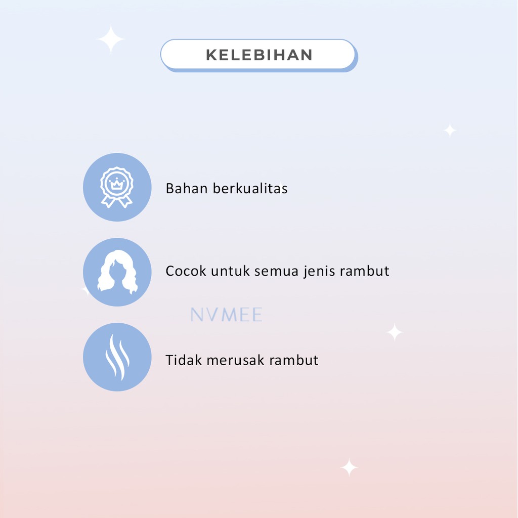 Jual NVMEE- Jepit Keriting Rambut / Keriting Gantung Roll / Heatless ...