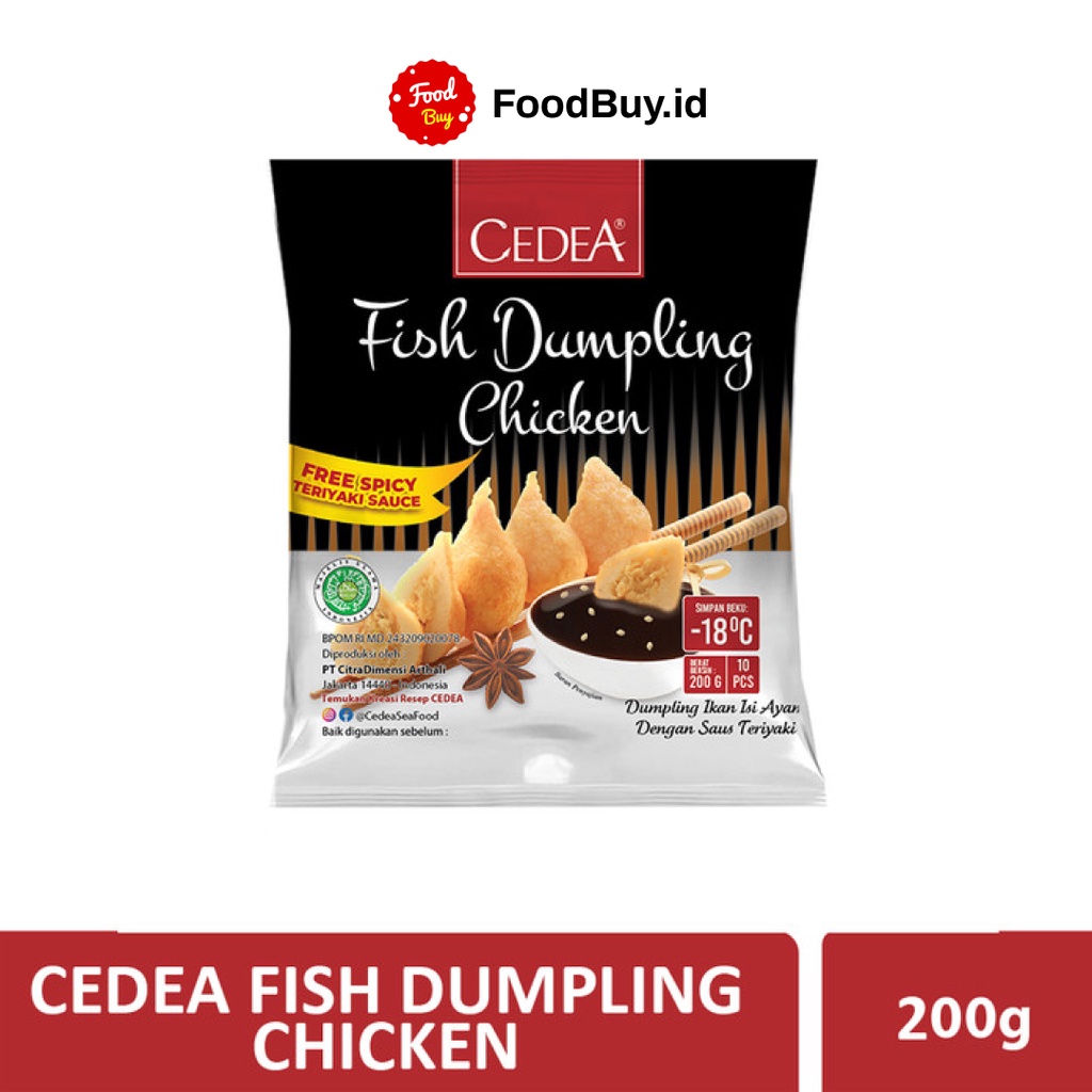 Jual CEDEA Fish Dumpling Chicken 200 gr | Shopee Indonesia