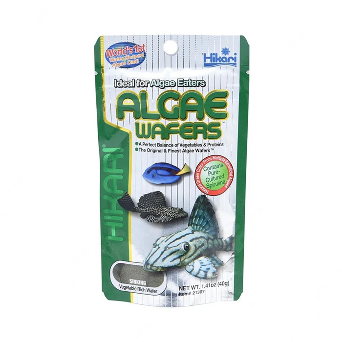 Jual Hikari Algae Wafers 40 gram Wafer Makanan Pakan Ikan Alga Eaters ...
