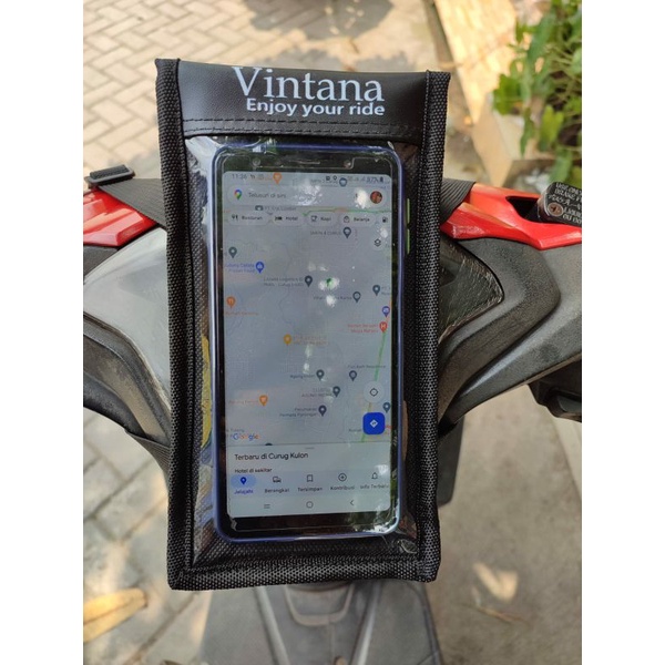 Jual Holder Hp motor waterproof Tas hp motor anti air | Shopee Indonesia