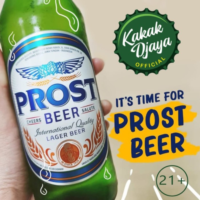Jual Beer Prost bir Prost Lager Beer 330ml bottle Prost botol | Shopee ...