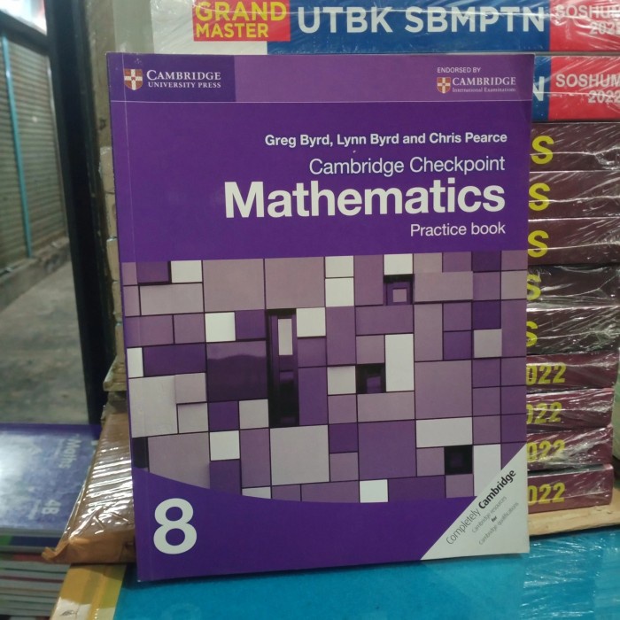 Jual BUKU CAMBRIDGE CHECKPOINT MATHEMATICS PRACTICE BOOK 8 | Shopee ...