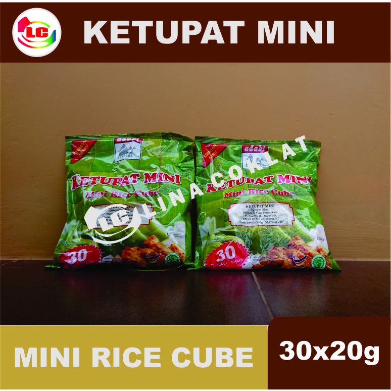 Jual BERAS KETUPAT MINI 30x20g, MINI RICE CUBE 30x20g | Shopee Indonesia