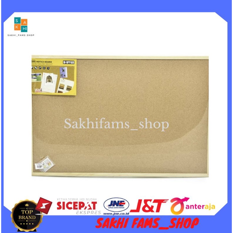 Jual Bi-silque Cork Board Papan Buletin 90x60 Cm | Shopee Indonesia
