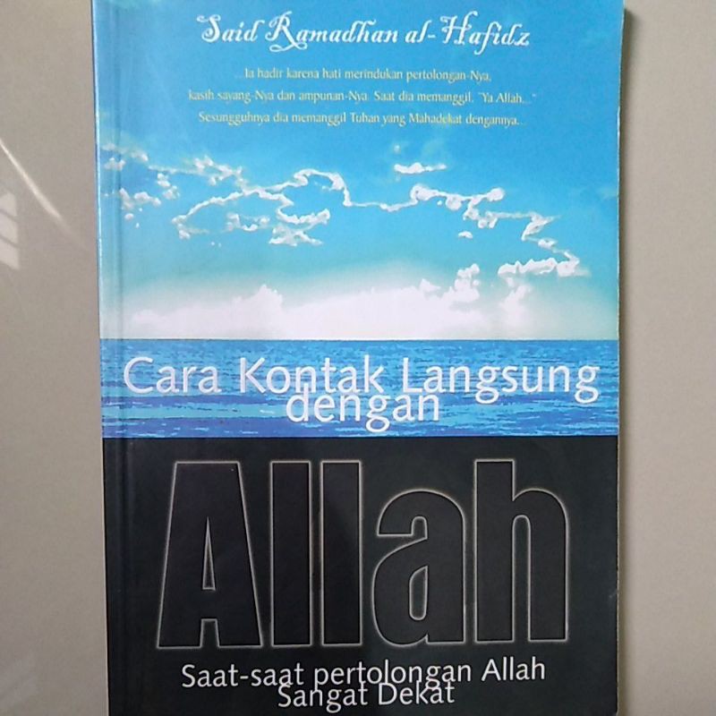 Jual Buku Cara Kontak Langsung Dengan Allah Saat Saat Pertolongan Allah ...