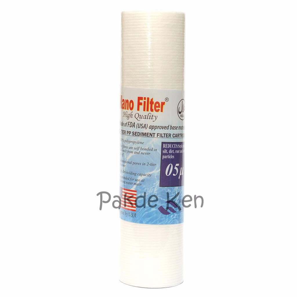 Jual Nano Cartridge Filter Air / Water Filter 10 " 5 u (Mikron ...