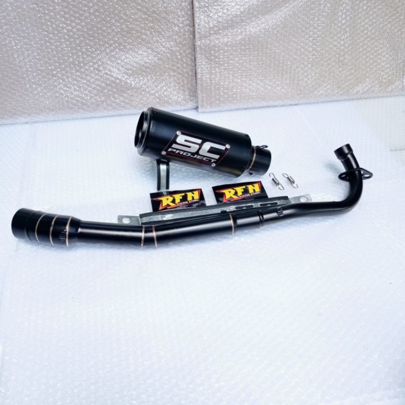 Jual KNALPOT SC PROJECT DOFF SUPRA X 125 SMASH SHOGUN SP 125 ABSOLUTE ...