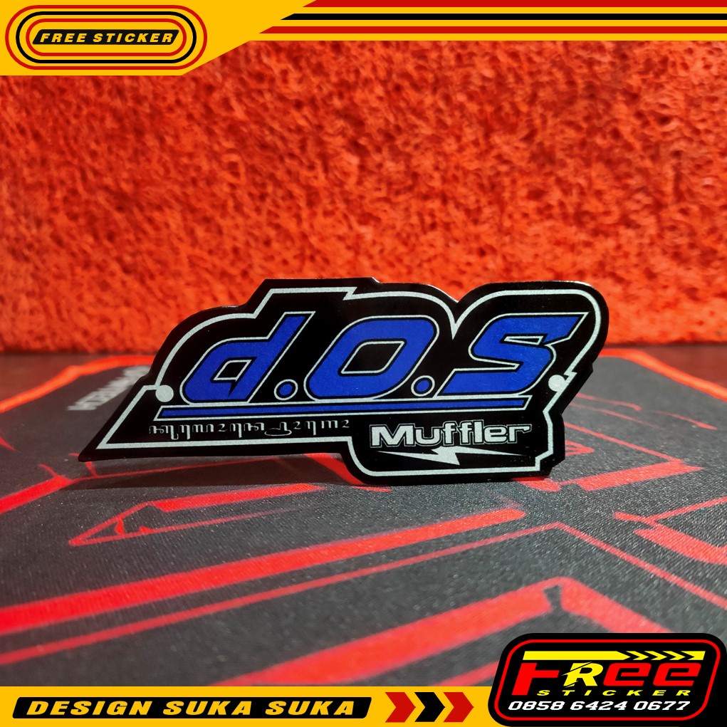 Jual Logo atau Emblem Knalpot D.O.S muffler | Shopee Indonesia