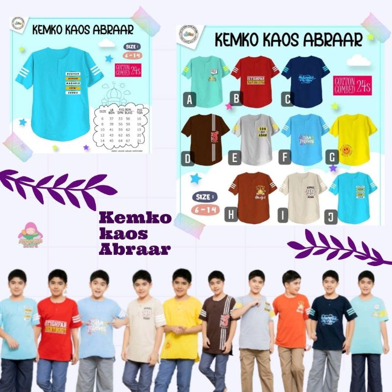 Jual kemko kaos abraar Junior | Shopee Indonesia