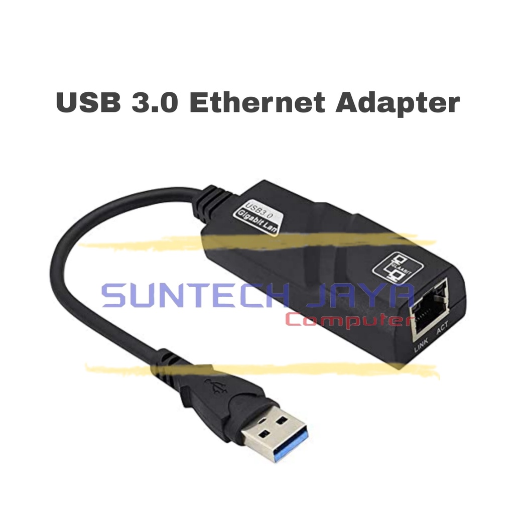 Jual USB 3.0/USB3.0 to Ethernet RJ45 Lan Adapter Network USB To Lan ...