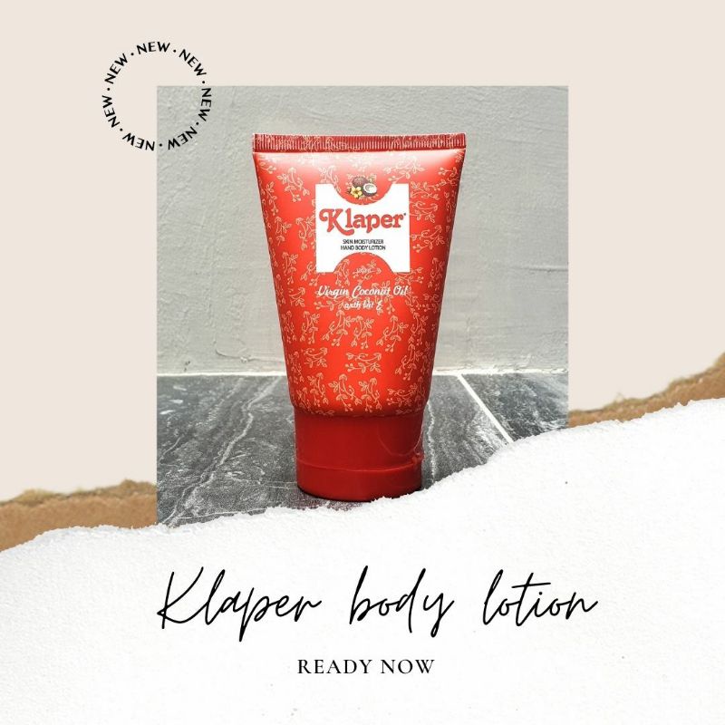 Jual klaper body lotion with VCO dan vitamin e 100ml pelembab kulit ...