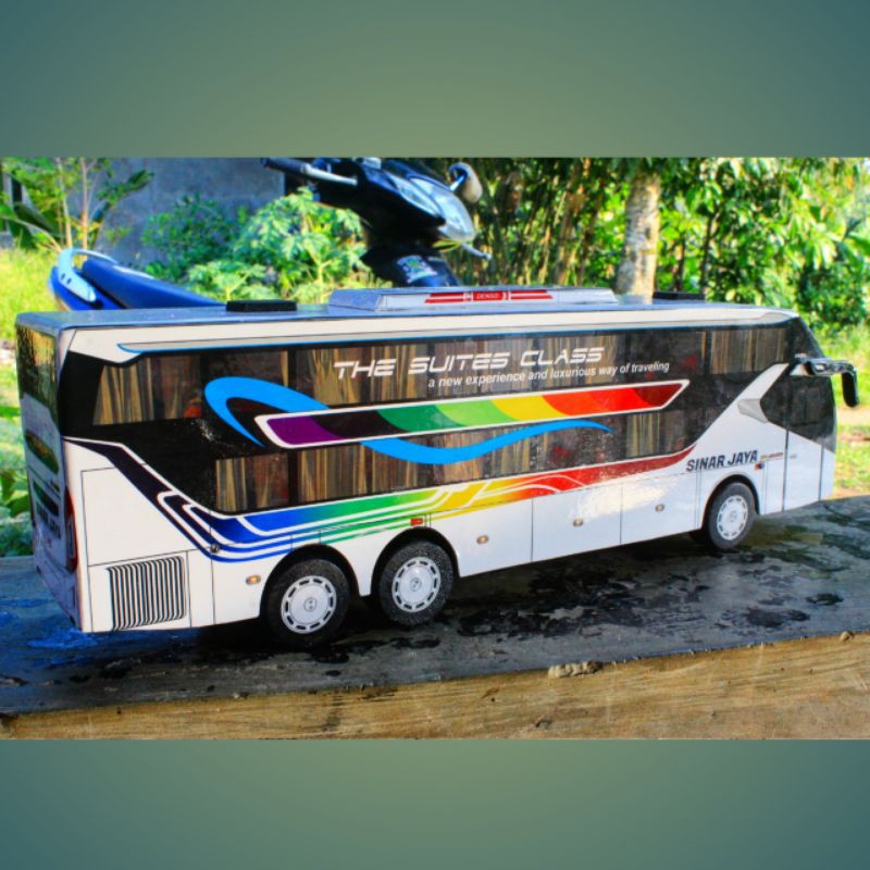 Jual Miniatur Bus Miniatur Bis Sinar Jaya Tronton Mobil Mainan Hadiah ...
