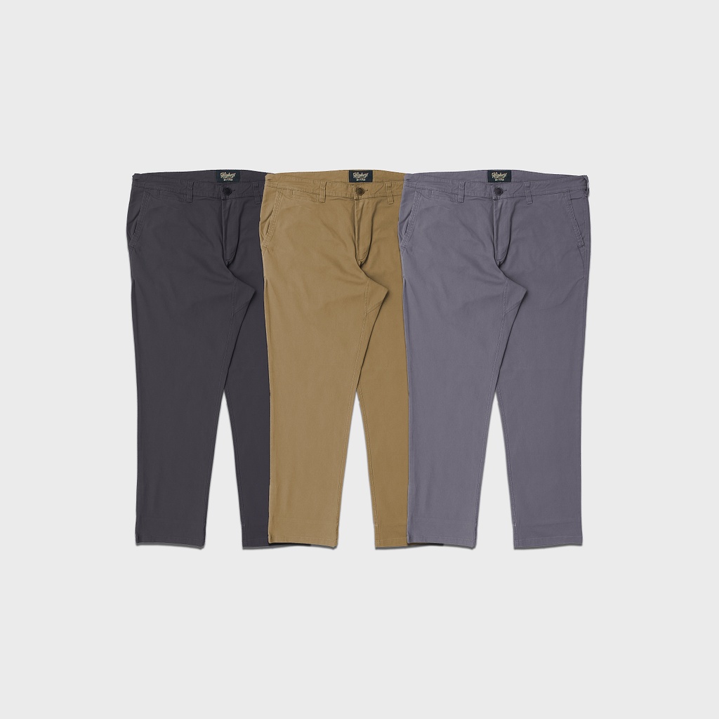 Jual HIGHEST Celana Chino Panjang Big Size Jumbo Pria Melar Stretch ...