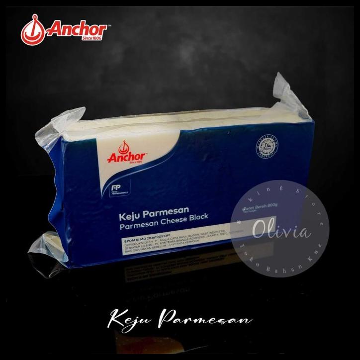Jual Anchor Parmesan Cheese Block / Keju Parmesan 800 Gr | Shopee Indonesia