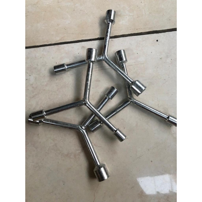 Jual Kunci Sok kunci Y cabang tiga ukuran 10 x 12 x 14 mm / 8 x 10 x 12 ...