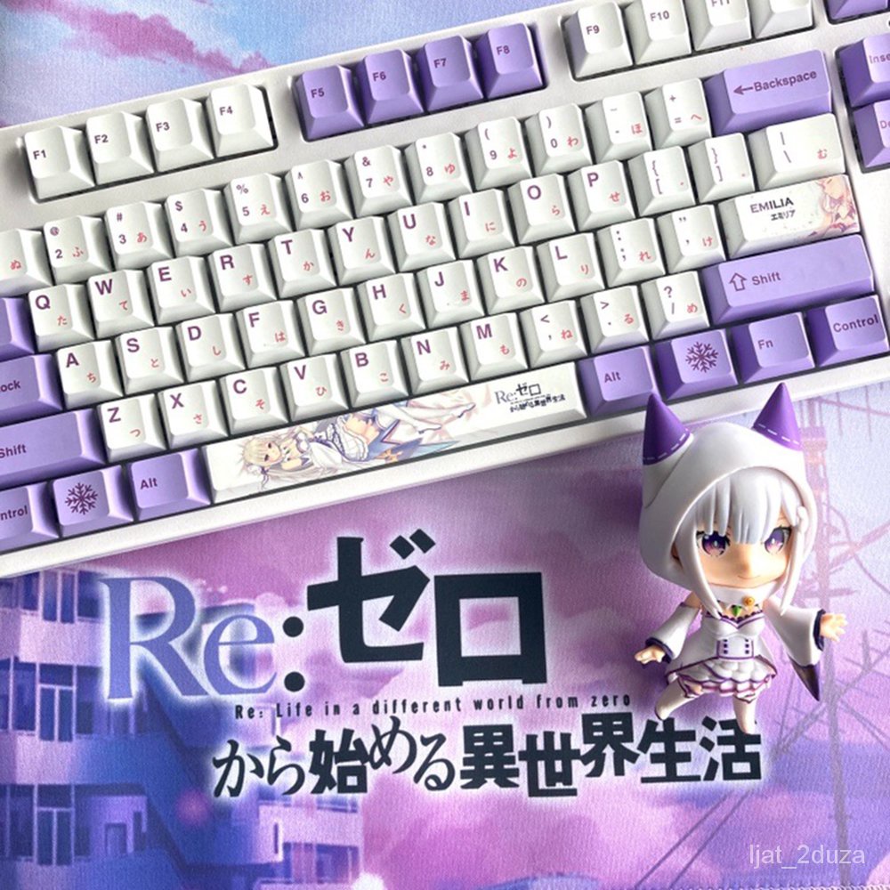 Jual Anime Theme Keycaps 140 keys PBT Sublimation Anime Keycaps ...