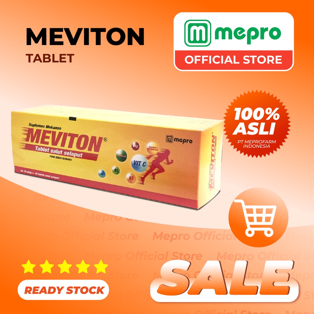 Jual MEVITON Tablet Salut Selaput | Shopee Indonesia