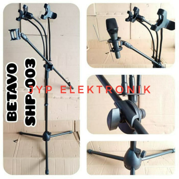 Jual Stand Mic Lantai Betavo SHP 003 Pro Stand Microphone | Shopee Indonesia
