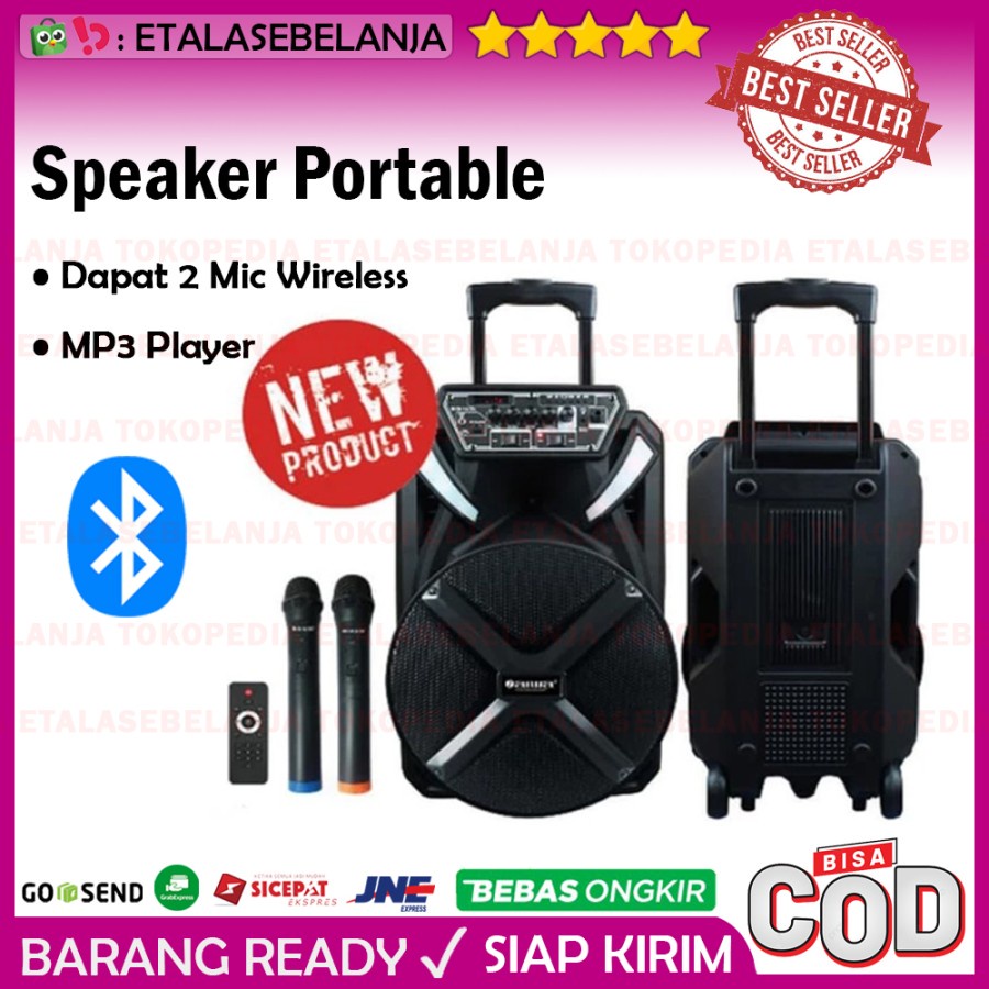 Jual Speaker Portable Sound System Aiwa WAS-112LVH / LVI - 12 Inch ...